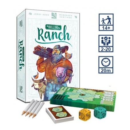 Rolling Ranch - Juego de Mesa - kubekings.com