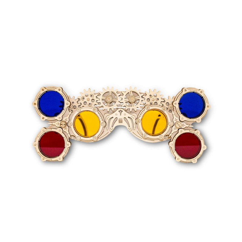 Puzzle eco Wood Art Goggles Triangle 74 Piezas - kubekings.com