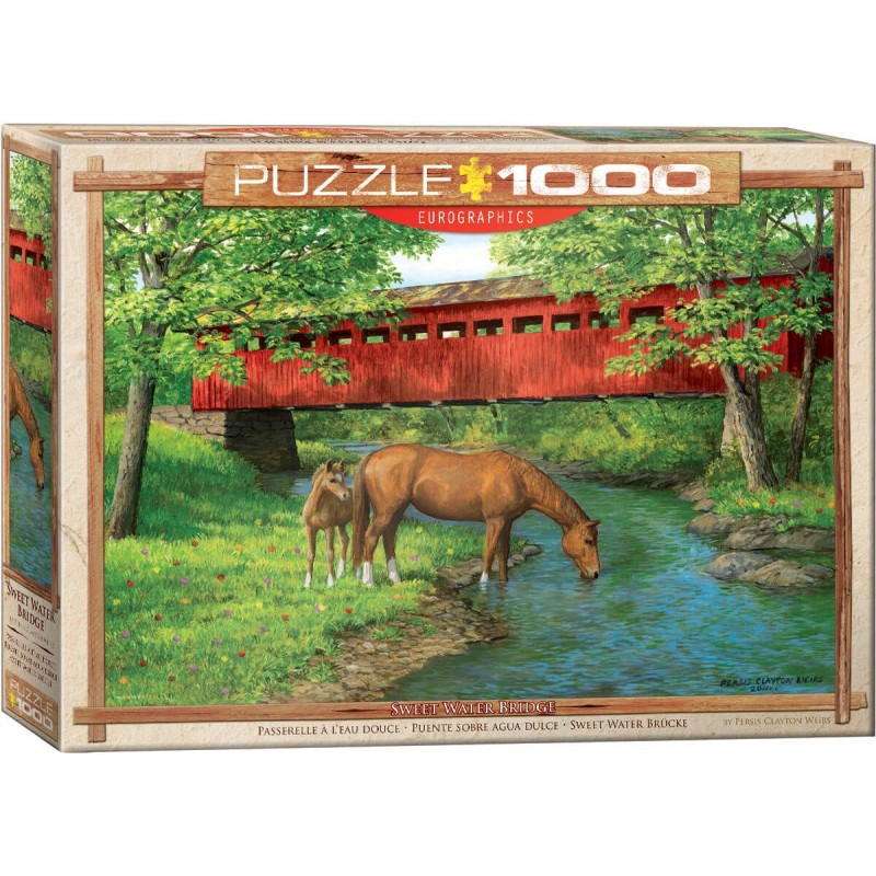 Puzzle Eurographics Puente Agua Dulce 1000 Piezas - kubekings.com