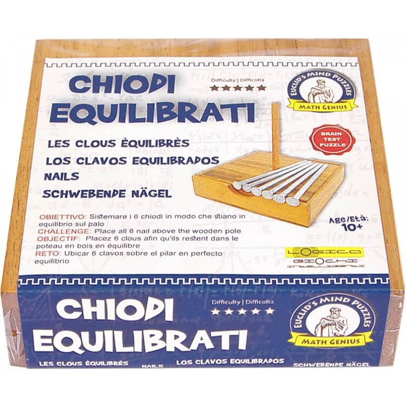 Clavos Equilibrados - Rompecabezas de metal - kubekings.com