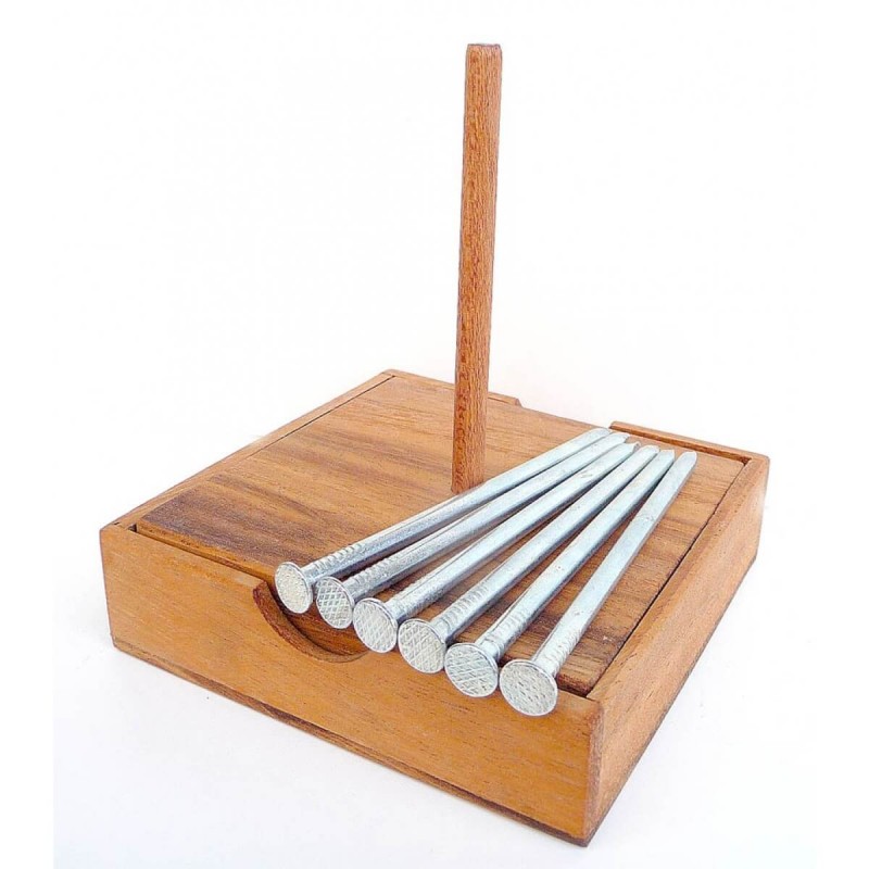 Clavos Equilibrados - Rompecabezas de metal - kubekings.com