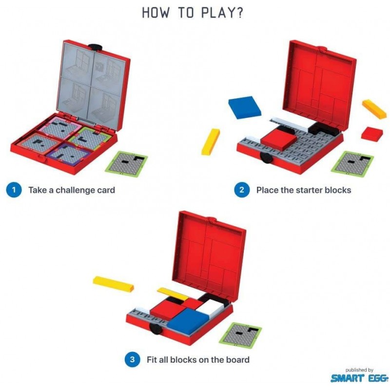 Mondrian Blocks - Puzzle de Ingenio - kubekings.com