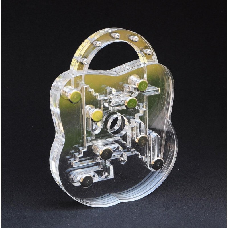 Candado Secreto En Plexiglás - Puzzles Candado - kubekings.com