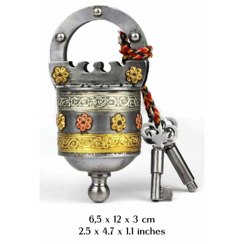 Candado Secreto Redondo de Hierro - kubekings.com