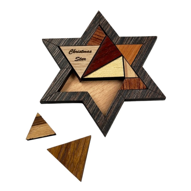 Christmas Star mini - Puzzles de Ingenio - kubekings.com