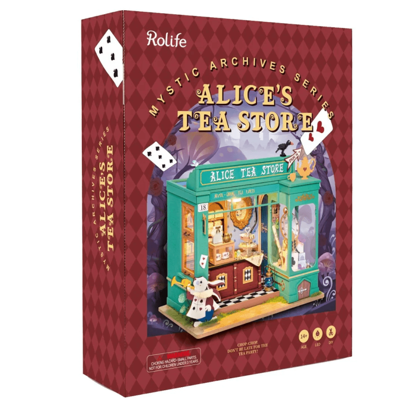 Robotime Tienda de té de Alice DIY - Maquetas - kubekings.com