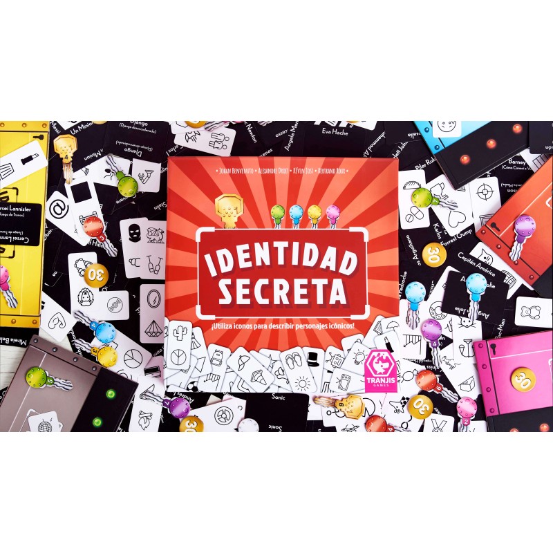 Juego de mesa Identidad Secreta: Adivina y revela personajes | Kubekings