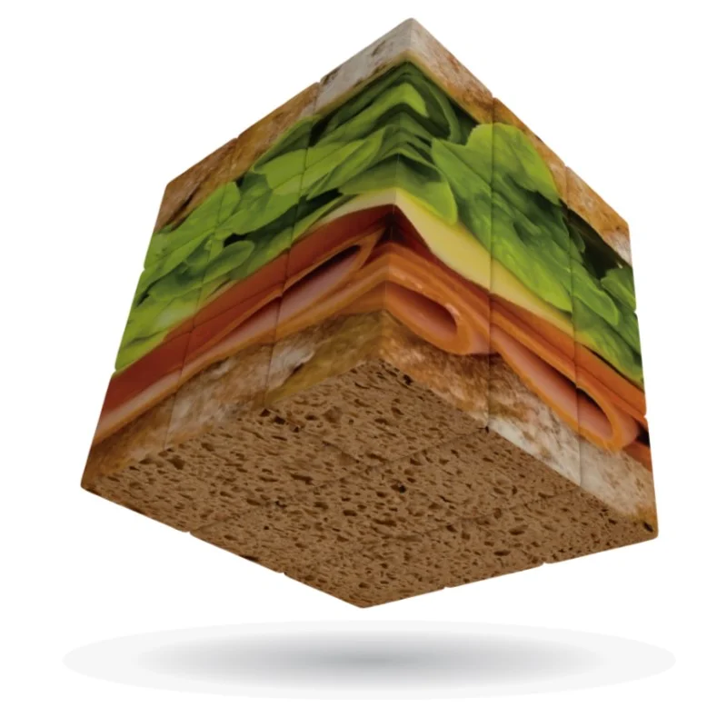 Resuelve el cubo 3x3 con el V-Cube 3x3 Sandwich - kubekings