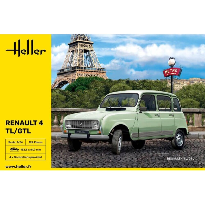 ¡Lleva a casa el icónico Renault 4TL/GTL en miniatura! 🚗 - kubekings