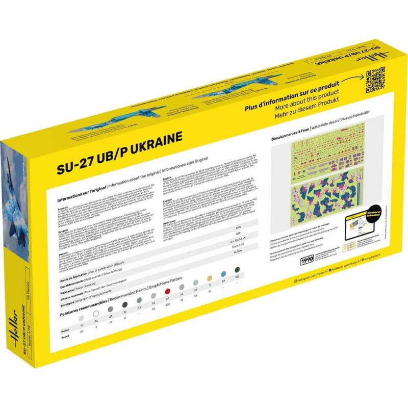 ¡Consigue el Starter Kit SU-27 UB/P Ukraine y construye tu avión! 🛩️