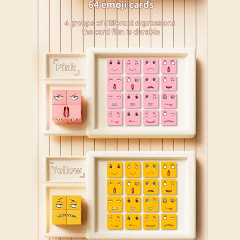 MoYu Emoji Cube Blocks: Compite en Rapidez con Amigos
