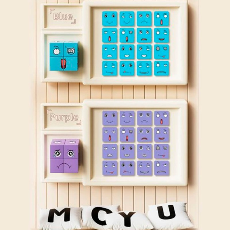 MoYu Emoji Cube Blocks: Compite en Rapidez con Amigos