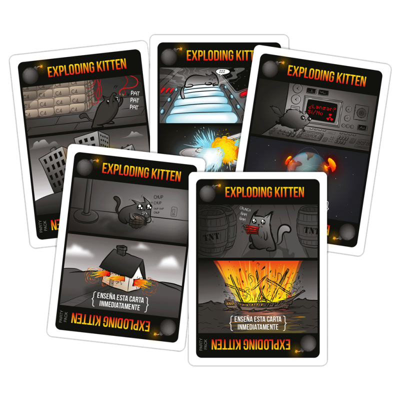 Exploding Kittens: Juego de Fiesta para 10 Jugadores | Kubekings Exploding Kittens: Juego de Fiesta para 10 Jugadores | Kubekings