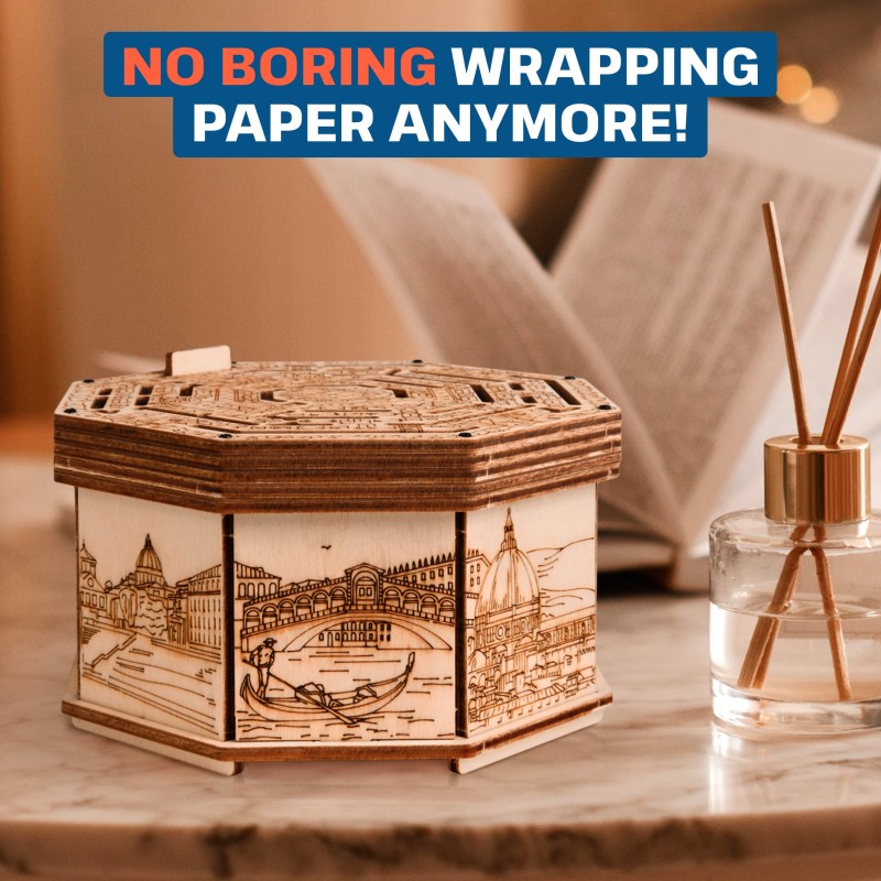 🎁 Secret Maze Box: Puzzle y Decoración en Uno | Escape Welt