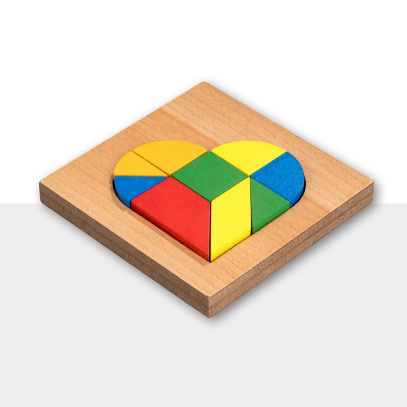 💖 Speed Tangram Heart de Philos: Juego Creativo - Kubekings