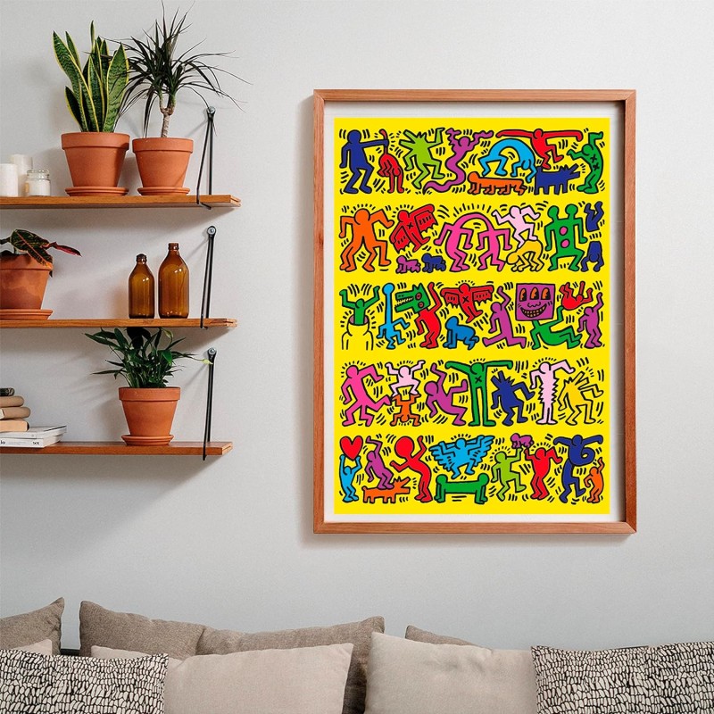 Puzzle Clementoni Keith Haring 1 de 1000 Piezas - kubekings