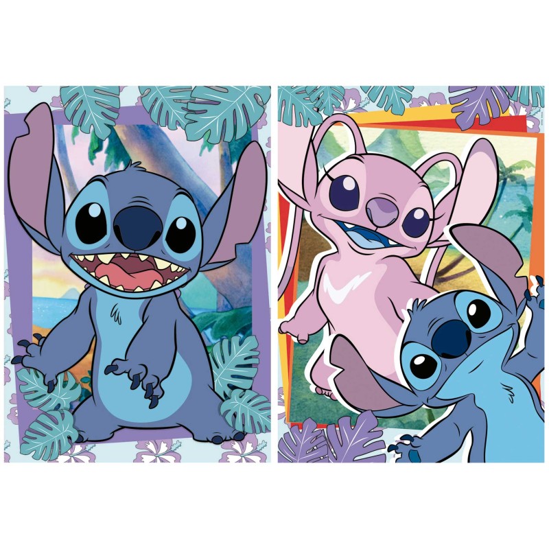 Puzzle Educa Disney Stitch 2 x 500 Piezas - Kubekings