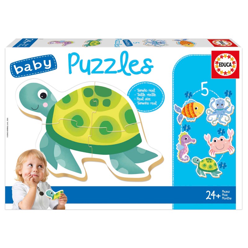 Puzzle Infantil Animales Marinos - Educa🐠