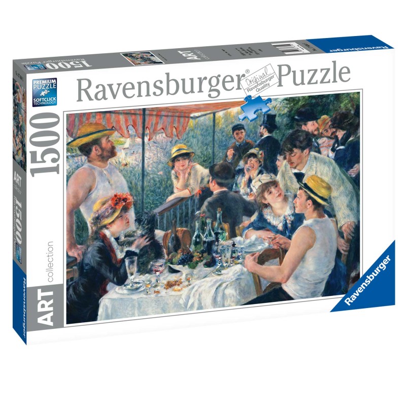 Puzzle Renoir 1500 Piezas - Almuerzo de Remeros 🎨 - Kubekings