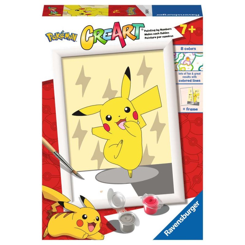 Kit de Pintura Pikachu por Números 🎨 - Kubekings