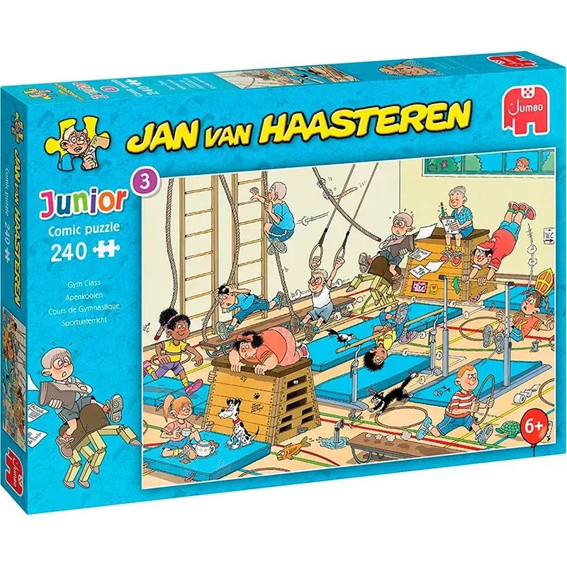 Puzzle Clase de Gym 240 Piezas - ¡Diversión y ejercicio! 🤸‍♂️
