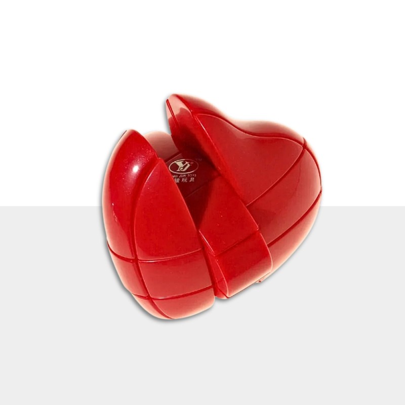 YJ Heart Cube 3x3 – Desafío y Diversión en Forma de Corazón ♥