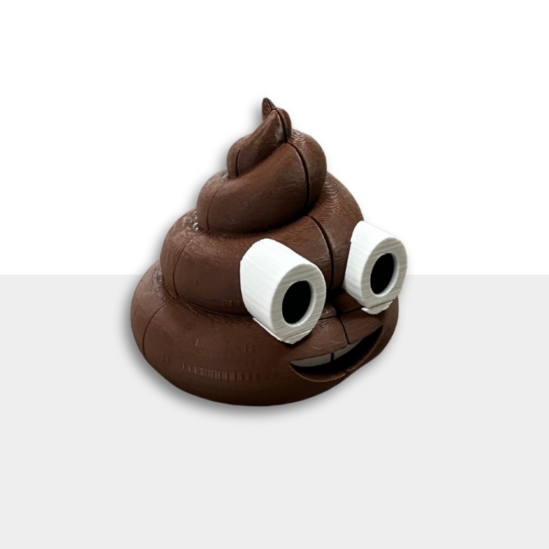 Caca Emoji 2x2 – Diversión y Originalidad en un Cubo Único 💩