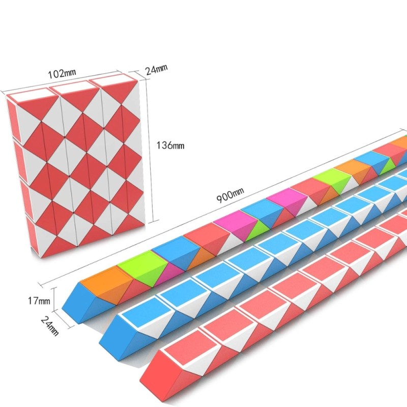 QiYi Snake (48 Blocks) – Creatividad y Desafío en un Rompecabezas 🧩