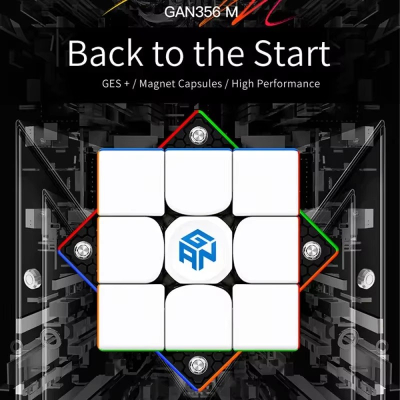 GAN 356 M 3x3 UV Coated - Rendimiento magnético con durabilidad UV