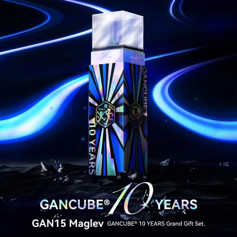 GAN15 MagLev UV 3x3 (10th Anniversary Edition), Tecnología y Elegancia