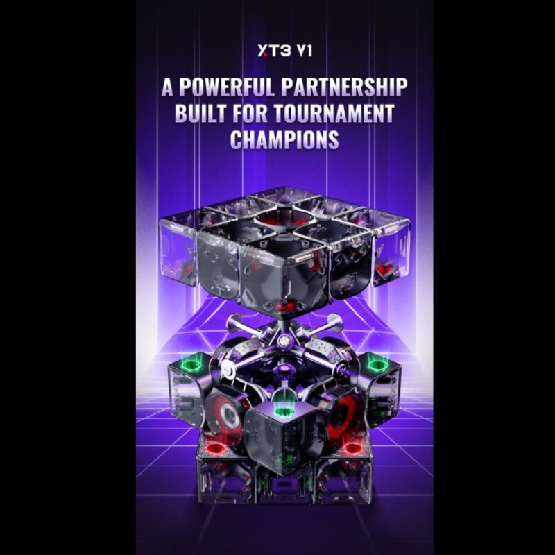 X-Man XT3 V1 3x3 Pioneer MagLev UV: Precisión y Rendimiento 🤩