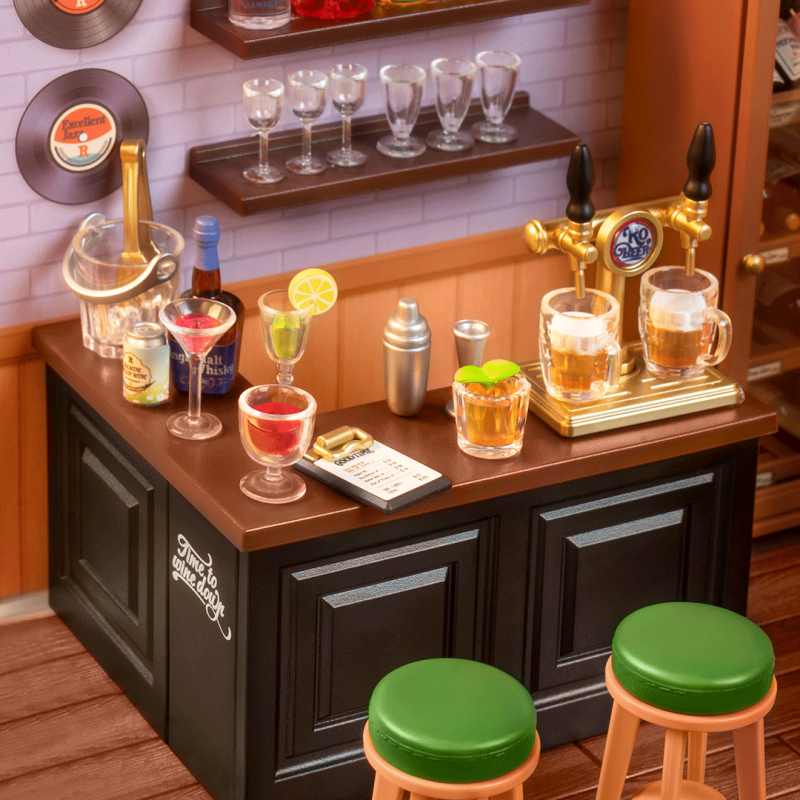 Construye el Leisurely Cheers Bar 🍷 - Un bar clásico