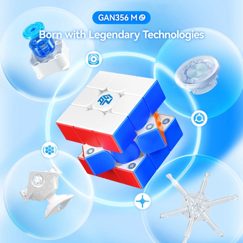 GAN 356 M E - Tecnología Avanzada para Speedcubing 🤩