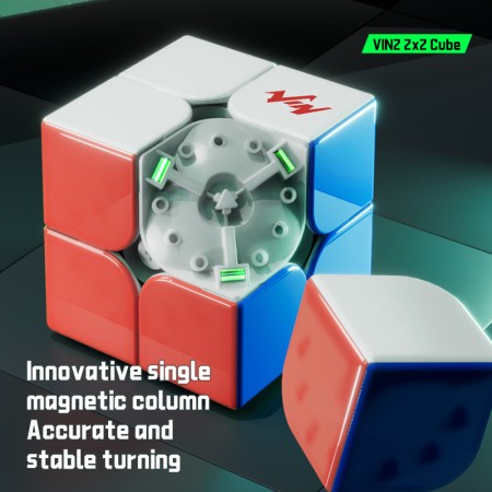 VIN Cube 2x2 (Ball Core - UV Coated) - Precisión en Speedcubing 🤩