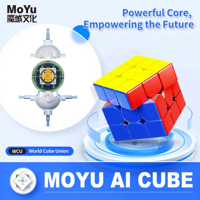 ¡MoYu AI Smart Cube 3x3 V2 M - Revoluciona tu speedcubing! 🧠