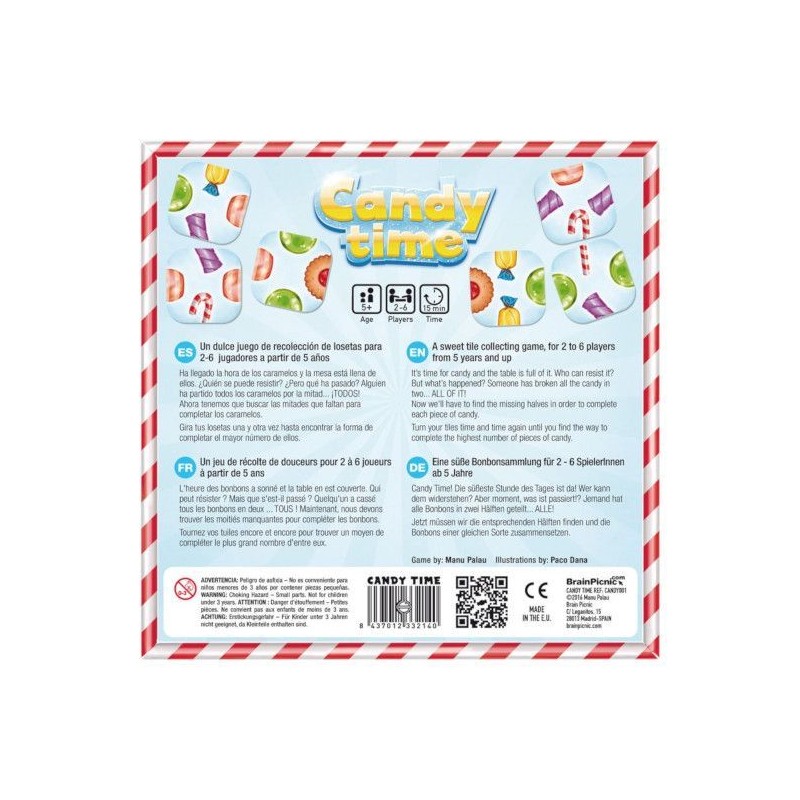 ¡Recompón caramelos y gana en Candy Time!