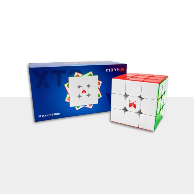 X-Man XT3 V1 3x3 – Speedcube Flagship con Ball Core y UV 🔥