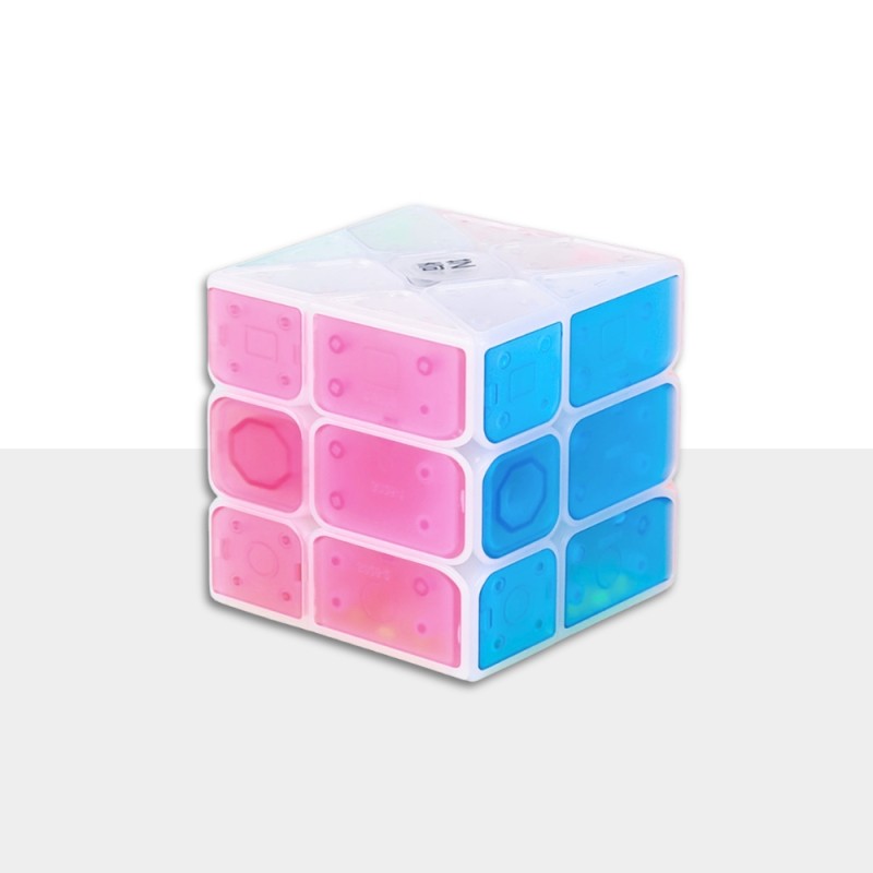 QiYi Windmill Ice Amber - Mod 3x3 translúcido y elegante 🌀