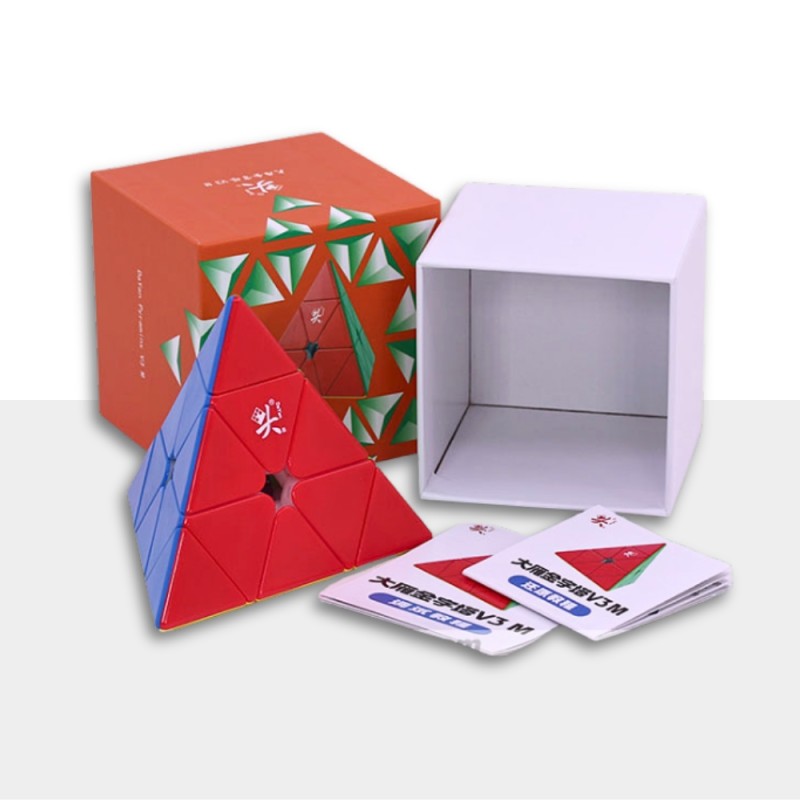 DaYan Pyraminx V3 Ball-Core - Pyraminx Profesional con Núcleo Magnético 🌟