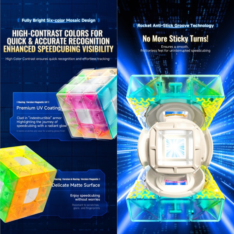 QiYi Speed Void Cube 3x3 UV - Edición Limitada 😍