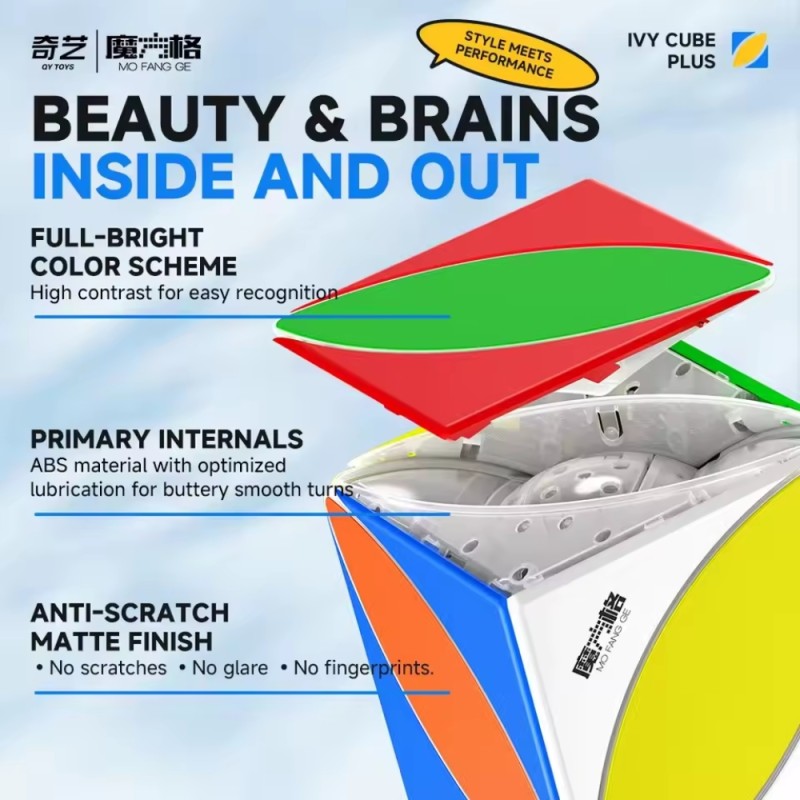 QiYi Ivy Cube Plus (9cm) – El Ivy Cube Gigante y Divertido 🤩
