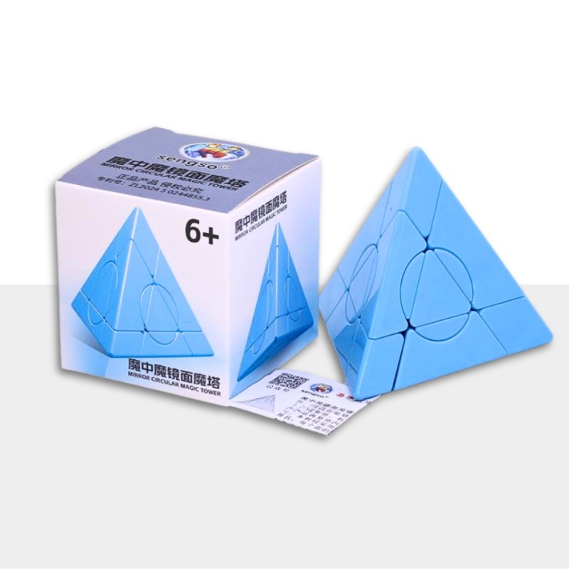 SengSo Mirror Crazy Pyraminx - Doble desafío en forma de pirámide