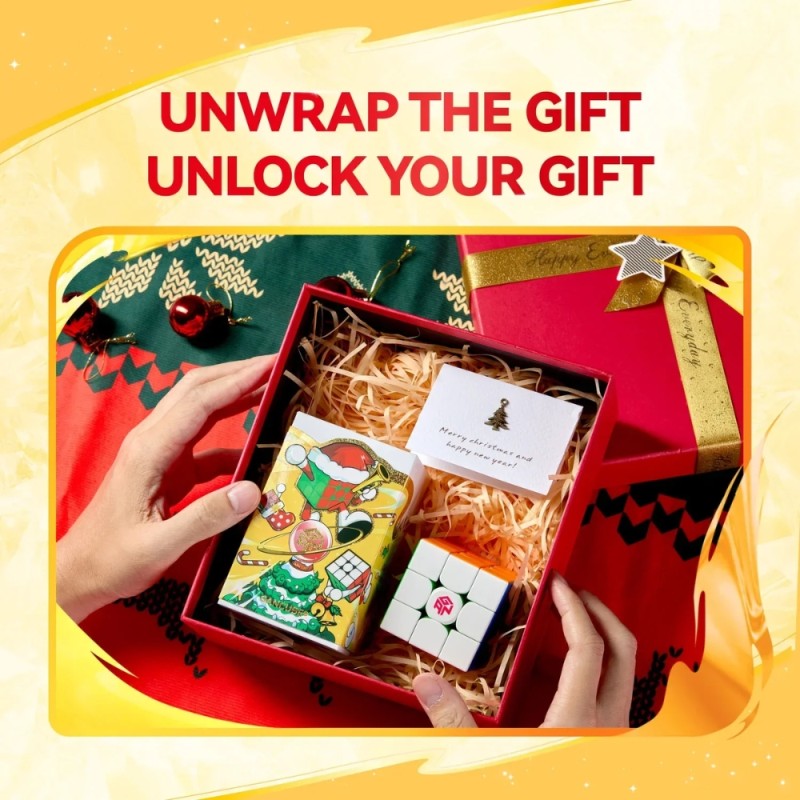 GAN356 ME 3x3 Christmas Edition – El cubo perfecto para la navidad 🎄