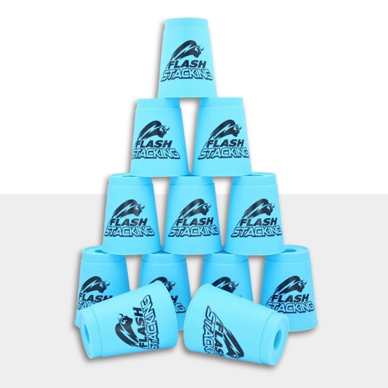 Vasos QiYi Stacking Flash – Set de 12 vasos con Quick Stem