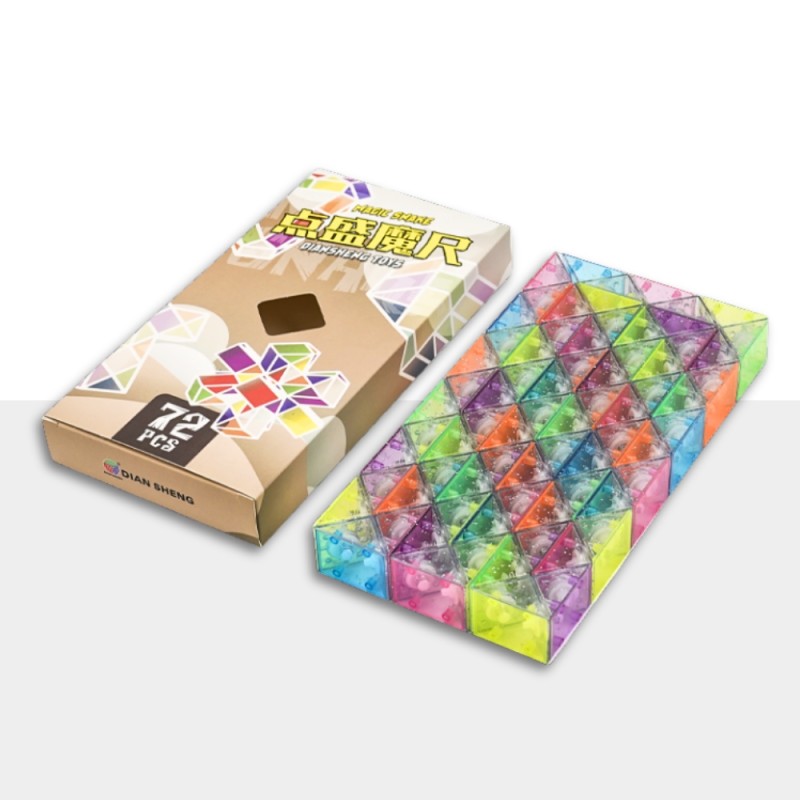 DianSheng Magic Snake 72 Bloques - Serpiente Mágica Multicolor