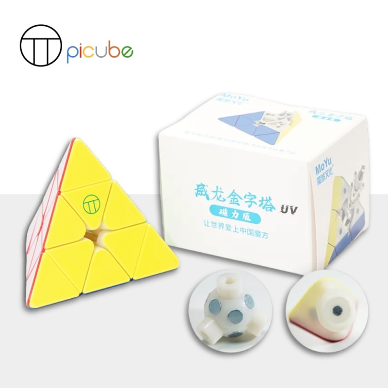 PiCube WeiLong Pyraminx UV 10-Core Magnetic - Pyraminx Pro