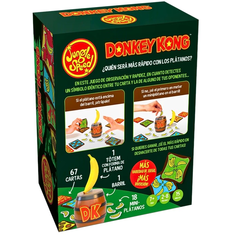 Jungle Speed Donkey Kong – Juego rápido y familiar